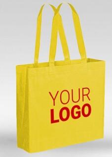 Cina Canvas Grocery Shopping Bags Handles - Cloth Grocery Tote Bags - Reusable Shopping Grocery Bags - Organic Cotton in vendita