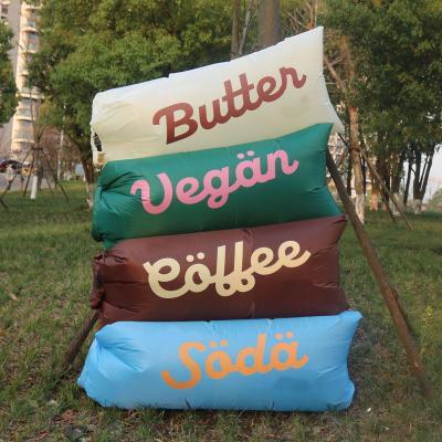 China Inflatable Lounger Air Sofa Hammock Portable: Waterproof Anti Air Leaking Design - Pillow Shape The Top for sale