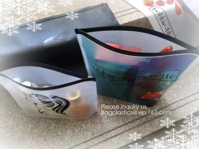 Cina Organizzatore cosmetico Bag della borsa impermeabile trasparente di trucco del PVC di Pouches Small dell'organizzatore della borsa di trucco con la chiusura lampo in vendita