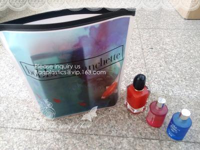 Cina Organizzatore cosmetico Bag della borsa impermeabile trasparente di trucco del PVC di Pouches Small dell'organizzatore della borsa di trucco con la chiusura lampo in vendita