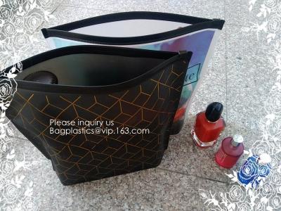 Cina Organizzatore cosmetico Bag della borsa impermeabile trasparente di trucco del PVC di Pouches Small dell'organizzatore della borsa di trucco con la chiusura lampo in vendita