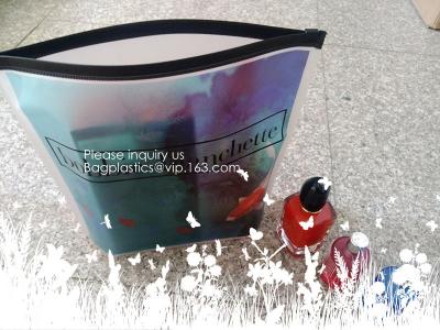 Cina Organizzatore cosmetico Bag della borsa impermeabile trasparente di trucco del PVC di Pouches Small dell'organizzatore della borsa di trucco con la chiusura lampo in vendita