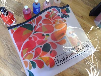 Cina Clear Makeup Bag Travel Toiletry Organizer Pouches Small Zipper Pouch PVC Plastic Transparent Clear Cosmetic Bags in vendita