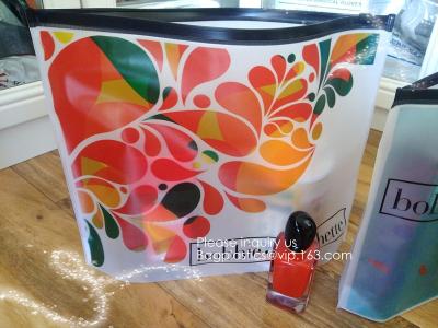 Cina Clear Makeup Bag Travel Toiletry Organizer Pouches Small Zipper Pouch PVC Plastic Transparent Clear Cosmetic Bags in vendita