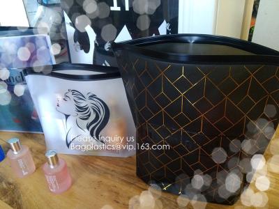 Cina Clear Makeup Bag Travel Toiletry Organizer Pouches Small Zipper Pouch PVC Plastic Transparent Clear Cosmetic Bags in vendita
