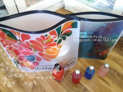 Cina Clear Makeup Bag Travel Toiletry Organizer Pouches Small Zipper Pouch PVC Plastic Transparent Clear Cosmetic Bags in vendita