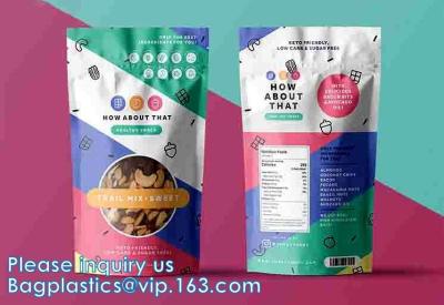 Cina Stand Up Food Bags,Zip Lock Food Storage Bags for Packaging Products,Herbs,Snack,Tea,Spices,Pet Food and Soaps in vendita
