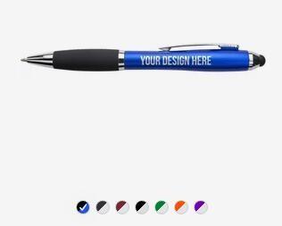 Cina Custom Pencils, Personalized Pens With Stylus- Custom Metallic Printed Name Pens Black Ink - Imprinted With Logo in vendita
