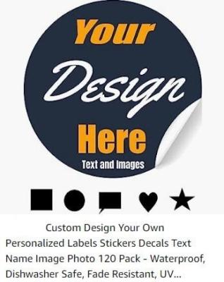 Cina Custom Stickers Your Design Here Business 120 Pcs Rounded Square Kids Personalized Gifts Packaging, Wedding in vendita