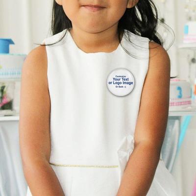 China Custom Button Pins Personalize Your Own Name Logo Photo Pins Round Badges Design Your Own Personalized Pinback Buttons for sale