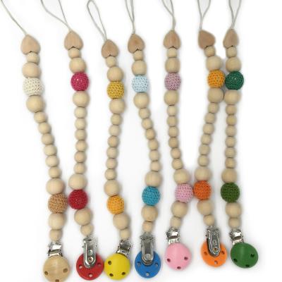 Cina DIY Ornament Baby Molar Teether Accessories Color Crochet Bear Baby Molar Bracelet Stall Toy in vendita