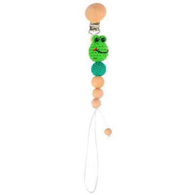 Cina DIY Ornament Baby Molar Teether Accessories Color Crochet Bear Baby Molar Bracelet Stall Toy in vendita