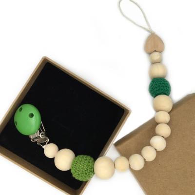 Cina DIY Ornament Baby Molar Teether Accessories Color Crochet Bear Baby Molar Bracelet Stall Toy in vendita