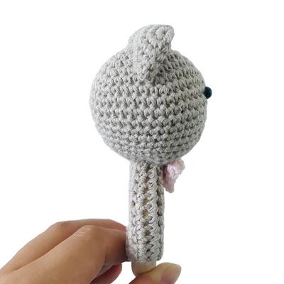 Cina DIY Ornament Baby Molar Teether Accessories Color Crochet Bear Baby Molar Bracelet Stall Toy in vendita