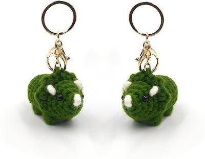 Cina Crochet Plush Keychain - Keychain Accessory Handmade Bag Charm Key Chain Car Keyring Charm Handbag Bag Purse Pendant in vendita