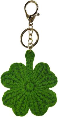 Cina Crochet Plush Keychain - Keychain Accessory Handmade Bag Charm Key Chain Car Keyring Charm Handbag Bag Purse Pendant in vendita