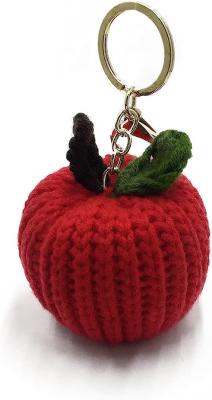Cina Crochet Plush Keychain - Keychain Accessory Handmade Bag Charm Key Chain Car Keyring Charm Handbag Bag Purse Pendant in vendita