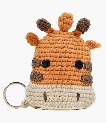 Cina Handmade Crochet Keychain Stuffed Animal Crafts Knitted Crochet Toys - Keychain Accessory- Octopus - Handmade Keychain in vendita