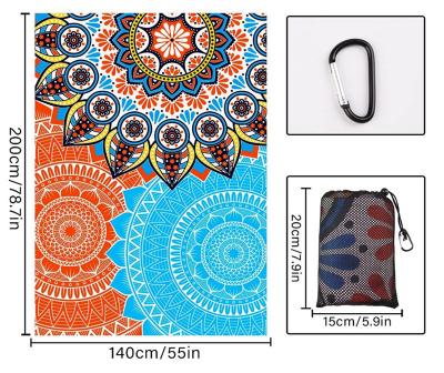 Cina Microfiber Sunflowers Beach Towel, Autumn Flower Sunset Beach Towels Oversized, Super Soft Quick Dry Bath Towel in vendita