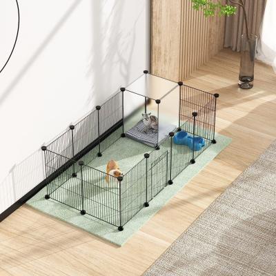 Cina Pet Playpen,Small Animals Cage DIY Wire Portable Yard Fence with Door Puppies, Kitties, Bunny, Turtl in vendita