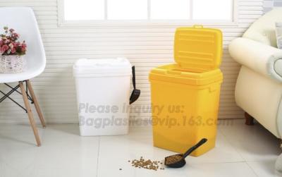 Cina Dog Food Storage Container Large Airtight PET Food Container Measuring Cup 19lb/33qt Plastic Cat Dog Treat Containe in vendita
