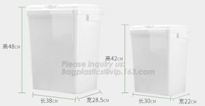 Cina Dog Food Storage Container Large Airtight PET Food Container Measuring Cup 19lb/33qt Plastic Cat Dog Treat Containe in vendita