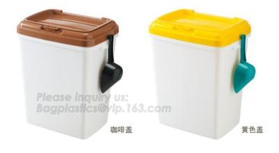 Cina Dog Food Storage Container Large Airtight PET Food Container Measuring Cup 19lb/33qt Plastic Cat Dog Treat Containe in vendita