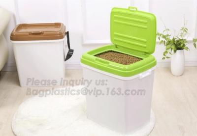 Cina Dog Food Storage Container Large Airtight PET Food Container Measuring Cup 19lb/33qt Plastic Cat Dog Treat Containe in vendita
