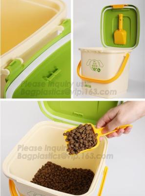 Cina Dog Food Storage Container Large Airtight PET Food Container Measuring Cup 19lb/33qt Plastic Cat Dog Treat Containe in vendita