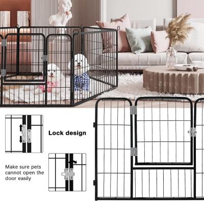 Cina Outdoor Dog Kennels for Large Dogs with Roof, Heavy Duty Metal Dog Enclosures for Outside, Large House Cage Dog Pen in vendita