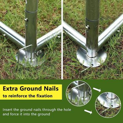 Cina Outdoor Dog Kennels for Large Dogs with Roof, Heavy Duty Metal Dog Enclosures for Outside, Large House Cage Dog Pen in vendita
