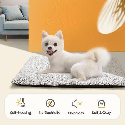 China Self Warming Dog Bed Mat, Soft Plush Pet Sleeping Pad for Dog Cats, Winter Pet Blanket for Dog Bed, Couch, Sofa, Car for sale