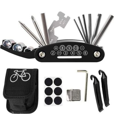 Cina Bike Repair Tool Kit - 16 in 1 Bicycle Multitool Mountain Bike Tool Cycling Maintenance, Bike Hex Key Wrench in vendita