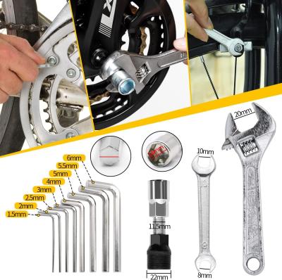 Cina Bike Repair Tool Kit - 16 in 1 Bicycle Multitool Mountain Bike Tool Cycling Maintenance, Bike Hex Key Wrench in vendita