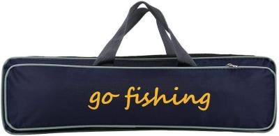 Cina Durable Canvas Fishing Rod & Reel Organizer Bag Travel Carry Case Bag- Holds 5 Poles & Tackle in vendita