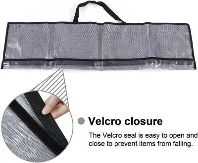 Cina Fishing Rod Case Three Layers Fishing Rod Bag Oxford Folding Fishing Pole Bag Outdoor Waterproof Tackle Storage in vendita