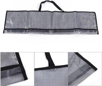 Cina Fishing Rod Case Three Layers Fishing Rod Bag Oxford Folding Fishing Pole Bag Outdoor Waterproof Tackle Storage in vendita