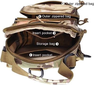 Cina Outdoor Army Camouflage Fanny Pack Waist Bag Tactical Backpack, Military Cross-Body Molle Sling Shoulder Back in vendita