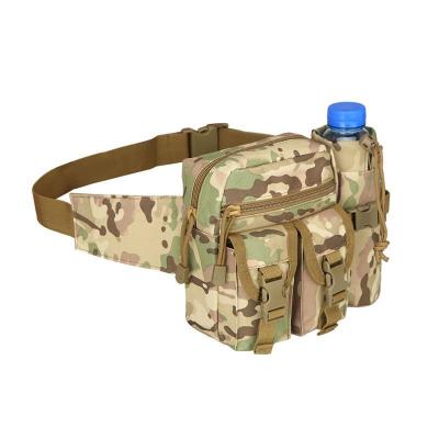 Cina Tactical Waist Bag Military Fanny Pack, Utility Belt With Water Bottle Holder, Suitable For Hiking Mountaineeri in vendita