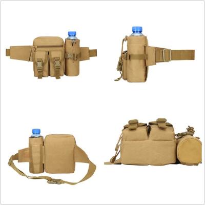 Cina Tactical Waist Bag Military Fanny Pack, Utility Belt With Water Bottle Holder, Suitable For Hiking Mountaineeri in vendita