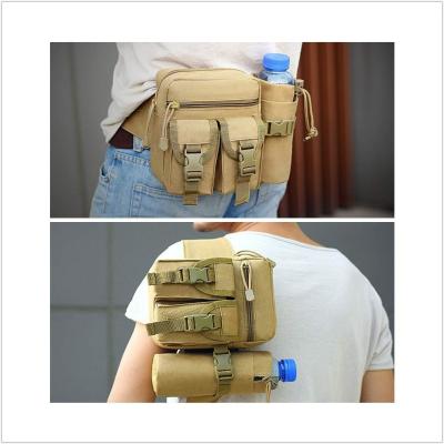 Cina Tactical Waist Bag Military Fanny Pack, Utility Belt With Water Bottle Holder, Suitable For Hiking Mountaineeri in vendita