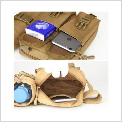 Cina Tactical Waist Bag Military Fanny Pack, Utility Belt With Water Bottle Holder, Suitable For Hiking Mountaineeri in vendita