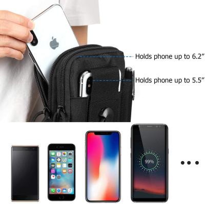 Cina Tactical Waist Pouch EDC Molle Waist Bag Belt Phone Pouch Holster Purse Carrying Pouch For Smartphone, Tools in vendita