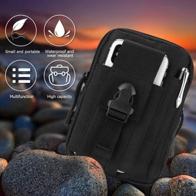 Cina Tactical Waist Pouch EDC Molle Waist Bag Belt Phone Pouch Holster Purse Carrying Pouch For Smartphone, Tools in vendita
