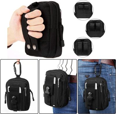 Cina Tactical Waist Pouch EDC Molle Waist Bag Belt Phone Pouch Holster Purse Carrying Pouch For Smartphone, Tools in vendita