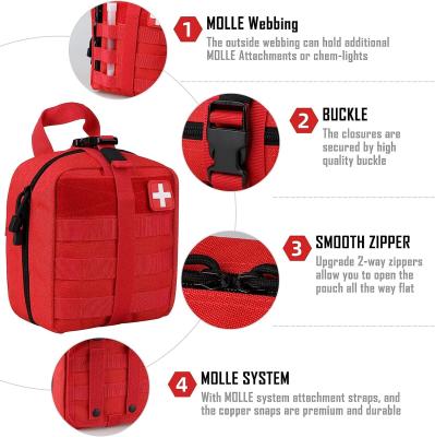 Cina Tactical MOLLE Rip-Away EMT Medical First Aid IFAK Lifesaving Pouch,Outdoor Medical Package,Mountaineering/Climbing Resc in vendita