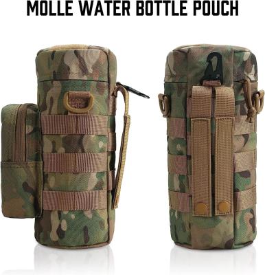 Cina Tactical Molle Water Pouch, Tactical Bottle Holder Military Water Bottle Bag Hydration Carrier H20 Pouch Kettle Pouch in vendita