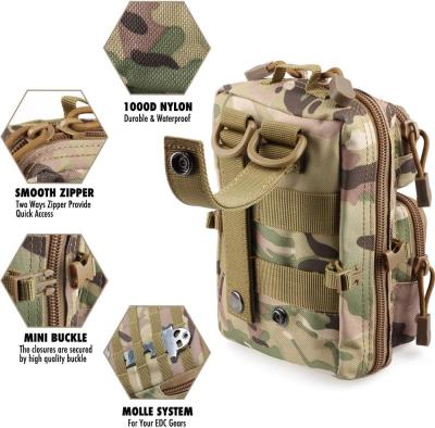 Cina Tactical Molle Utility Pouch, Tool Pouch Tactical Phone Pouches Mini Waist Pouches Medical EDC IFAK Pack Mini Design in vendita