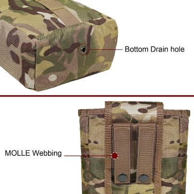 Cina Molle Dump Pouch, Tactical Slingshot Ammo Pouch Foldable Mag Dump Pouch Magazine Utility Roll Up Wiast Bag Drawstring in vendita