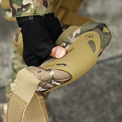 Cina Outdoor Kneepad Riding Protector Tactics Tactical Style Multi-Level Protection Knee Pads, Large Size, Multicam in vendita